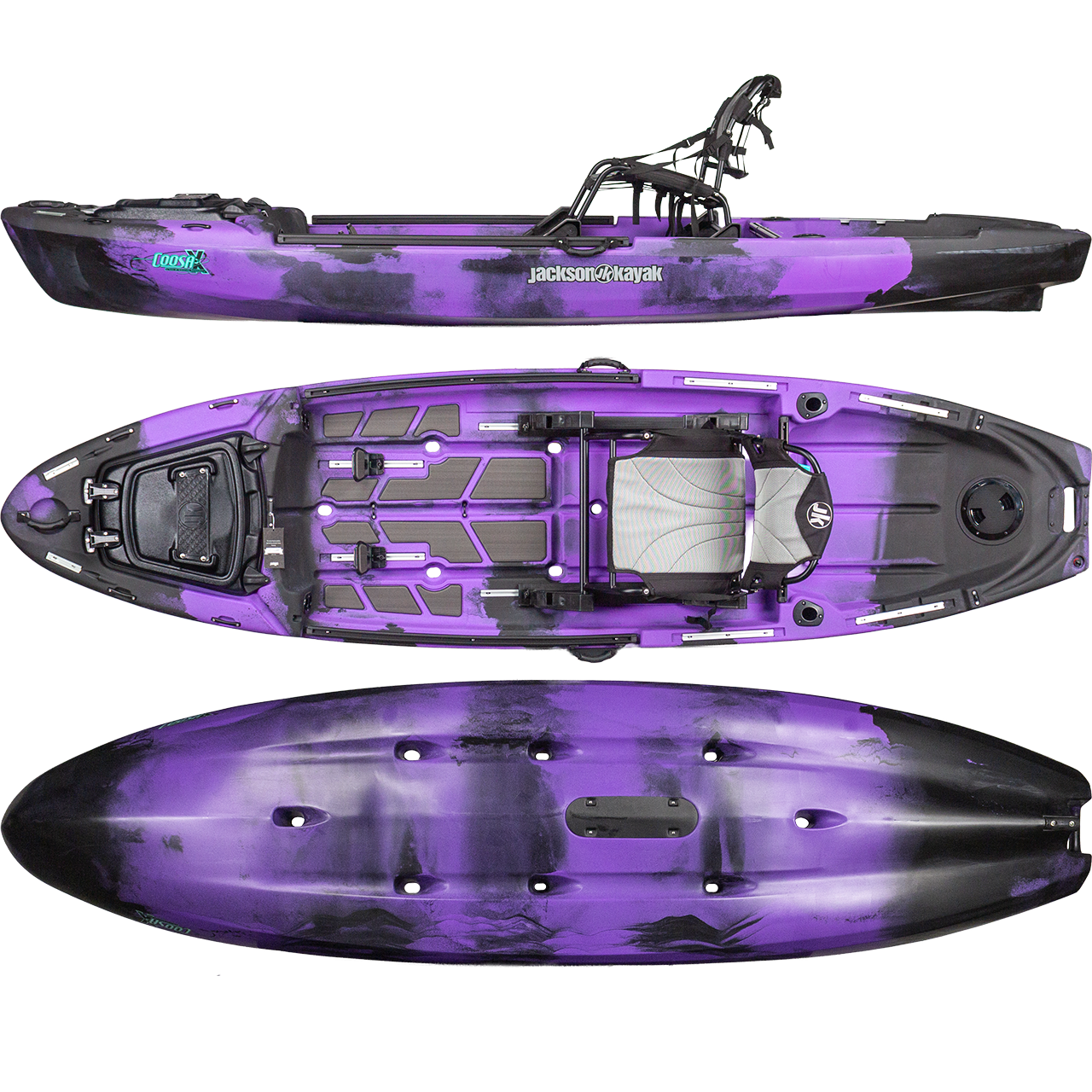 11' 8" Jackson Kayak Coosa X SOT Fishing Kayak – Yakworks Kayaks and ...
