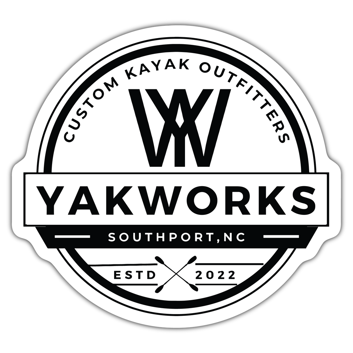 Yakworks Kayak - 6" Logo Window Sticker – Yakworks Kayaks and Accessories